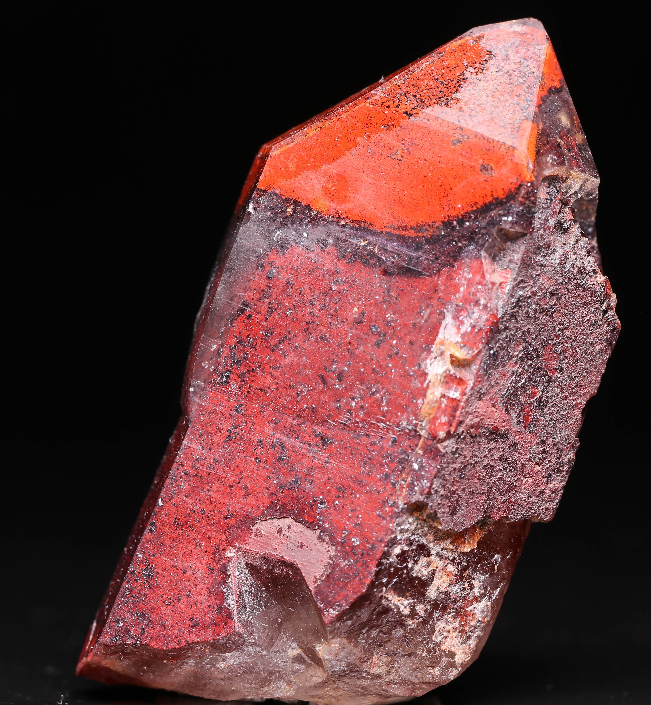 Red Hematite in Quartz Point Orange River Area Karas Region - Etsy