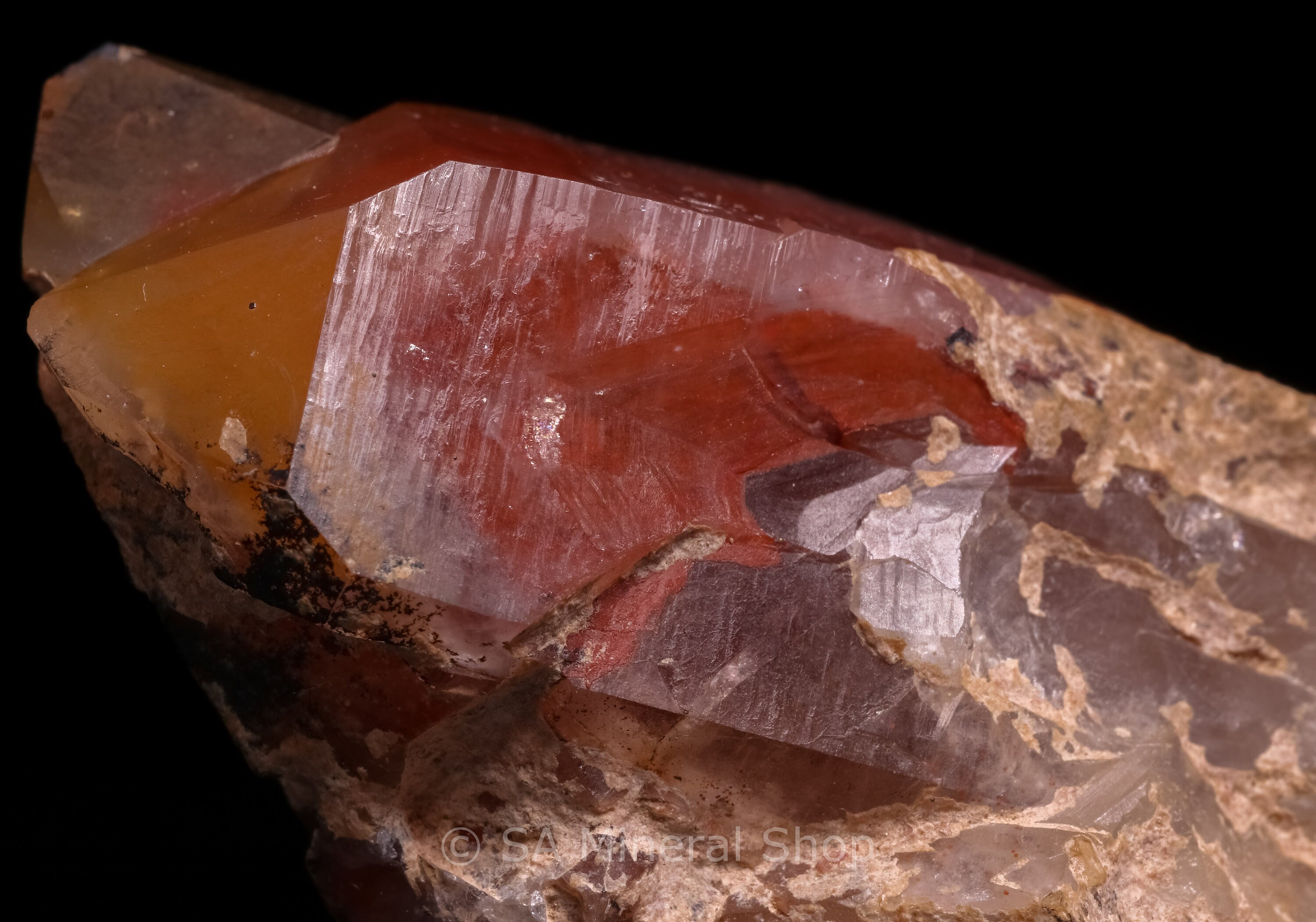 Bi Coloured Hematite in Quartz Orange River Area Northern - Etsy