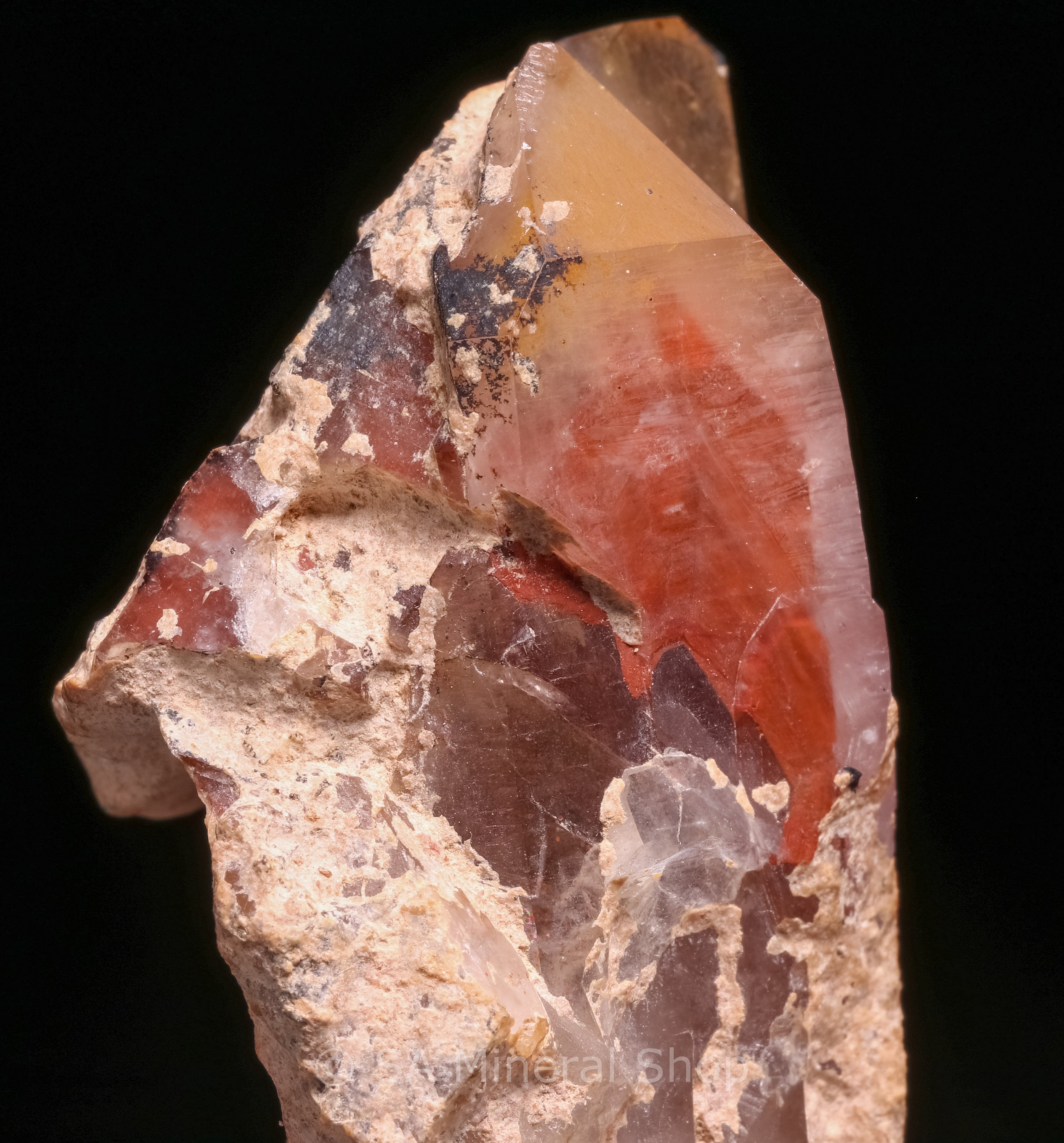 Bi Coloured Hematite in Quartz Orange River Area Northern - Etsy