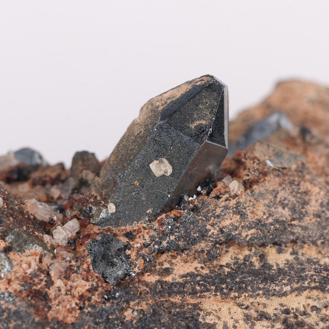 Hematite, Hausmannite & Andradite on Matrix, N'chwaning II, Kalahari ...