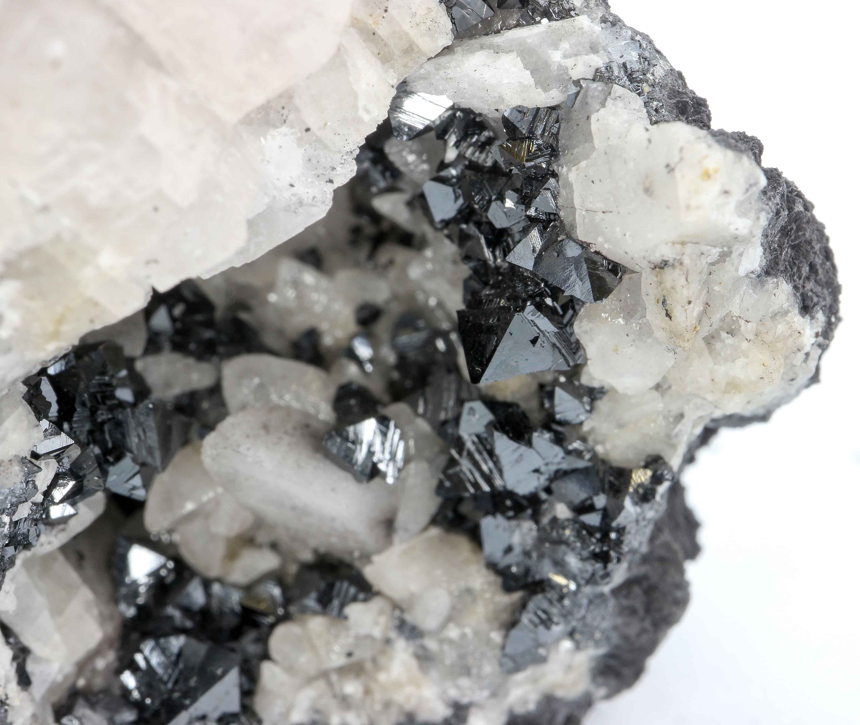 Calcite and Hausmannite In a Vug N'Chwaning II South | Etsy