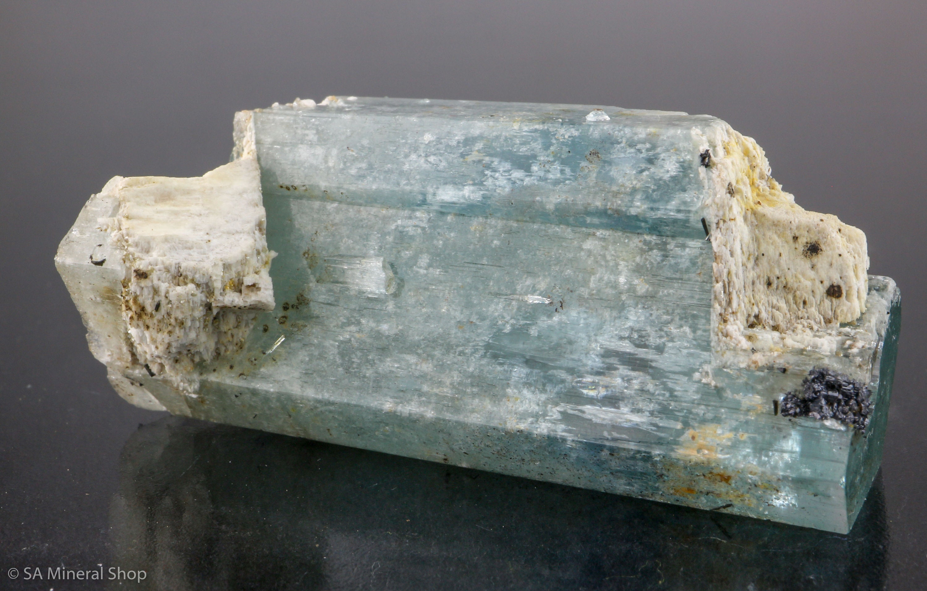 Aquamarine With Feldspar, Erongo Mnt, Namibia - Etsy