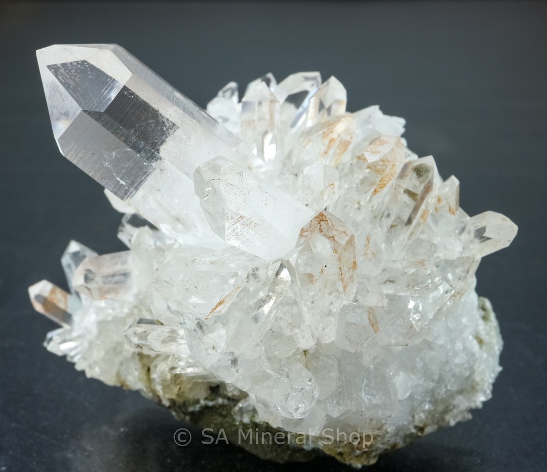 Quartz Starburst Cluster on Matrix, Gobobosebberge Mnt, Namibia - Etsy