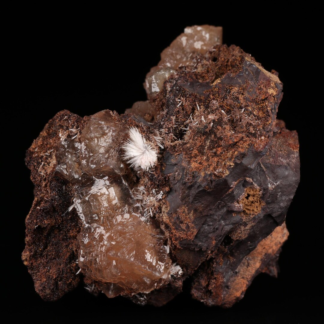 Bultfonteinite & Olmiite on Matrix, N'chwaning II, Kalahari Manganese ...