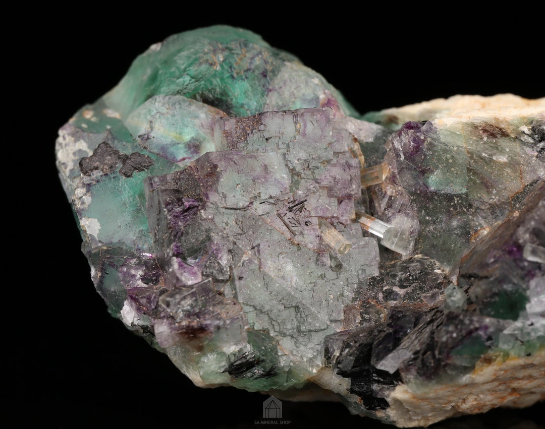 Schorl, Aquamarine & Feldspar, Erongo Mnt Region, Namibia - Etsy