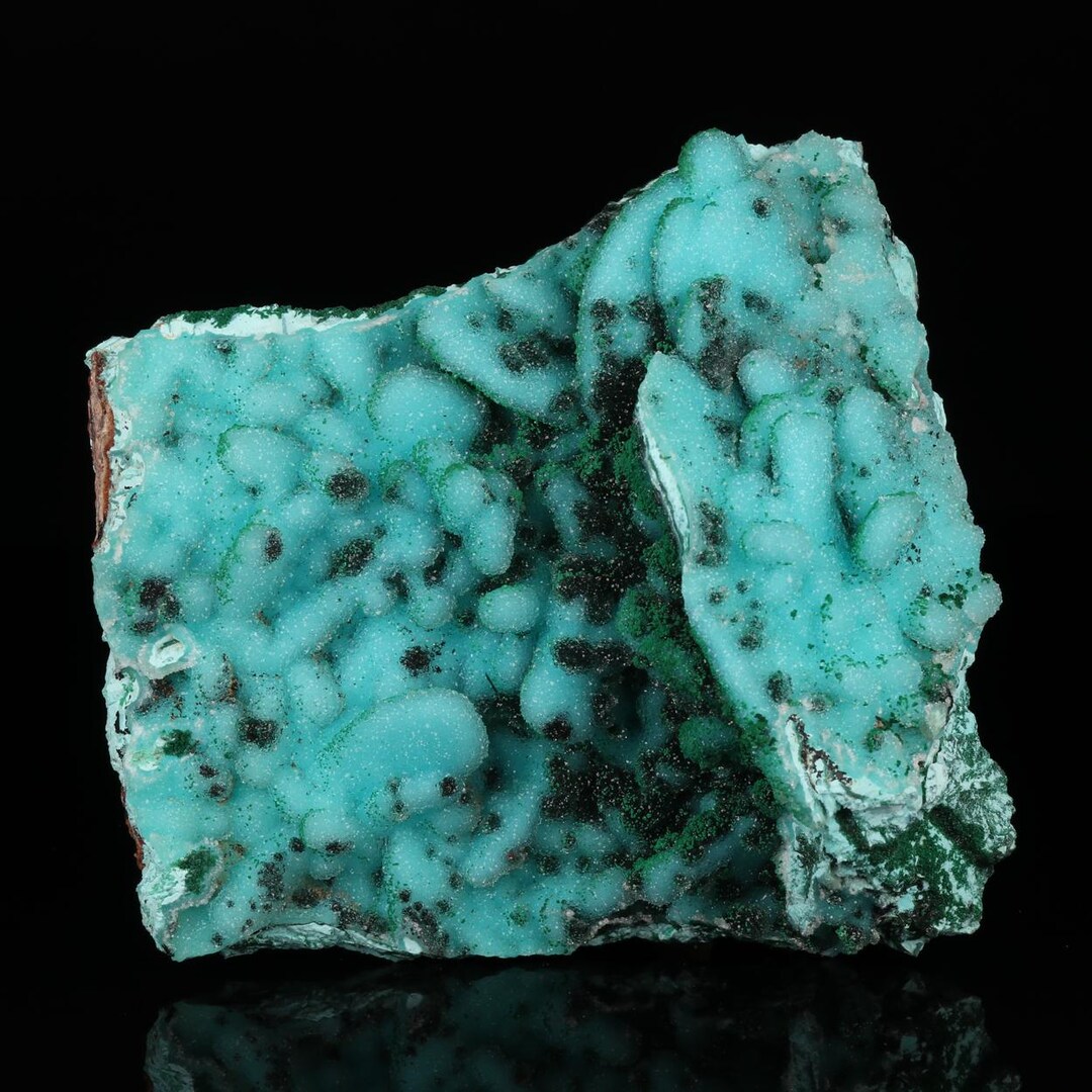 Malachite on Quartz on Chrysocolla Psm Malachite After Azurite, Tenke Fungurume Mine, Kinshasa ...