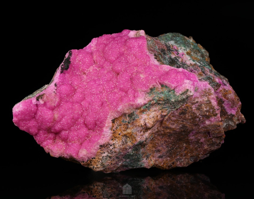 Cobaltoan Calcite on Matrix, Kolwezi Mining Area, DR Congo - Etsy