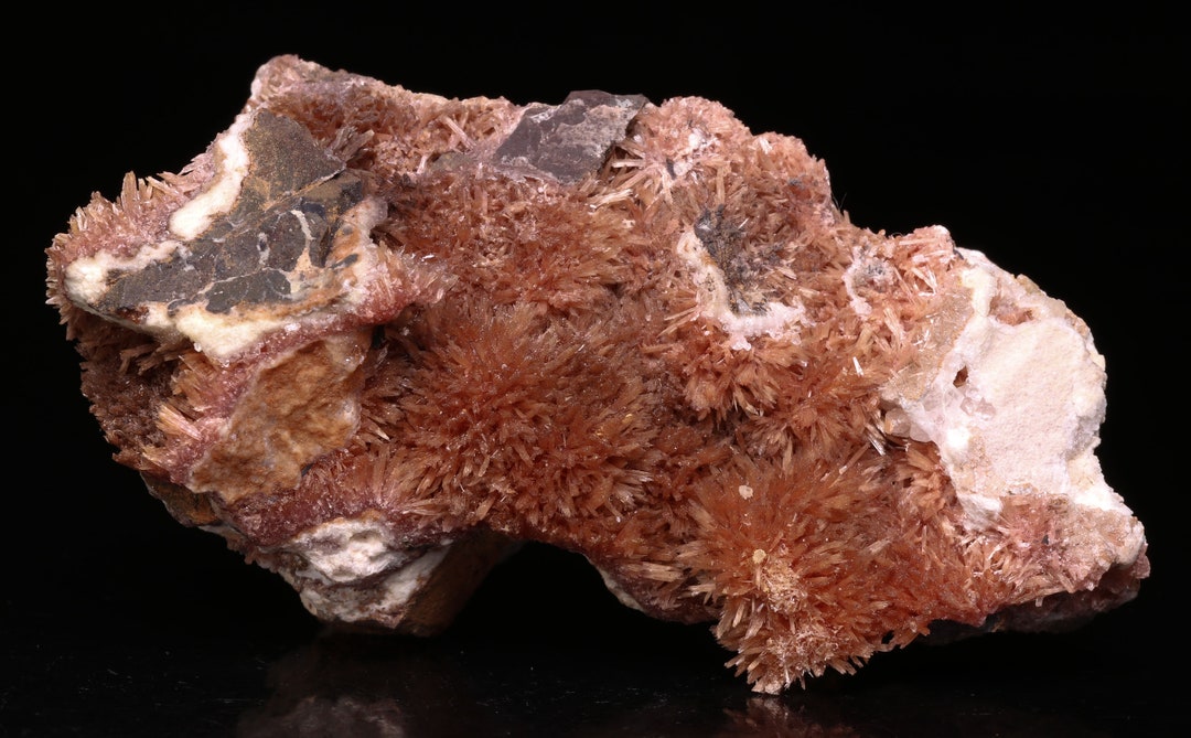 Inesite, Baryte and Calcite on Matrix, N'chwaning II, Northern Cape ...