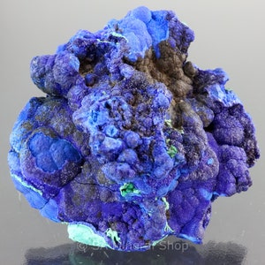 Blue Azurite Blade Spheres With Malachite on Matrix Tschudi - Etsy