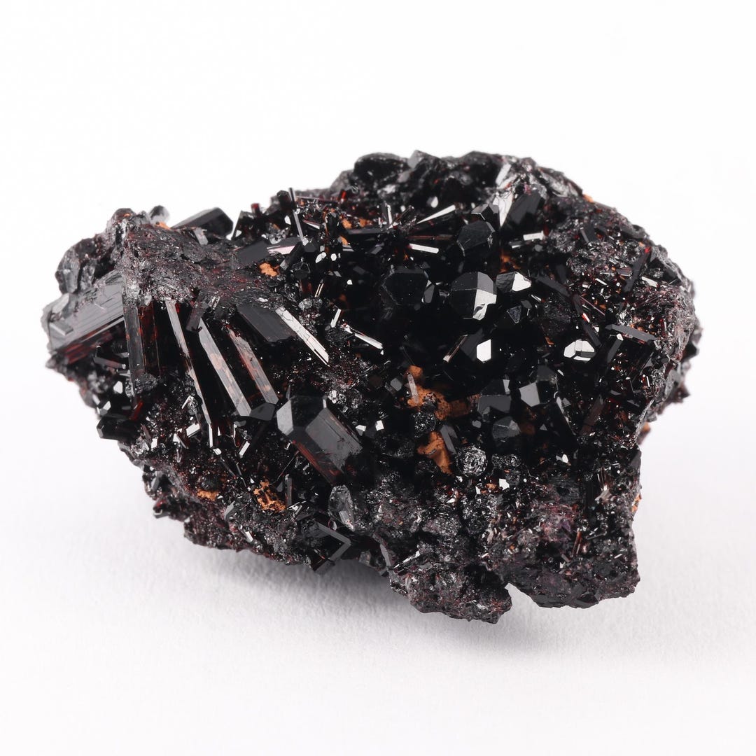 Manganvesuvianite on Matrix, N'chwaning II, Kalahari Manganese Field ...