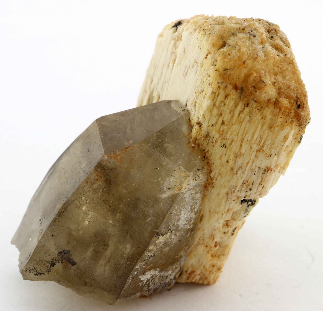 Quartz and Tourmaline on Feldspar Crystal, Erongo Mnt, Namibia - Etsy