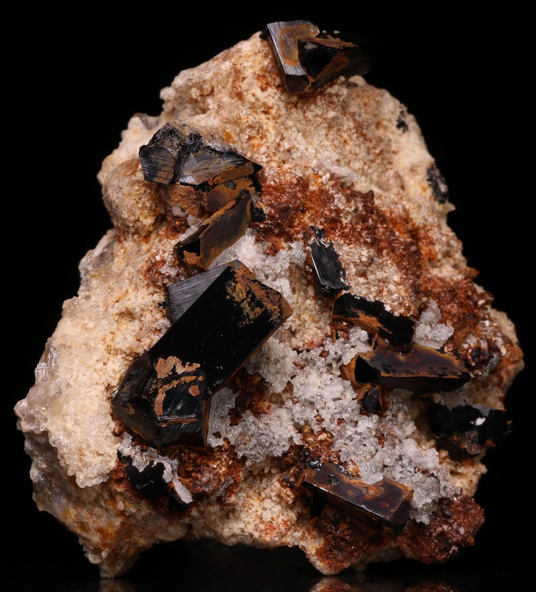 Hyalite on Schorl on Matrix, Erongo Mnt Region, Namibia - Etsy