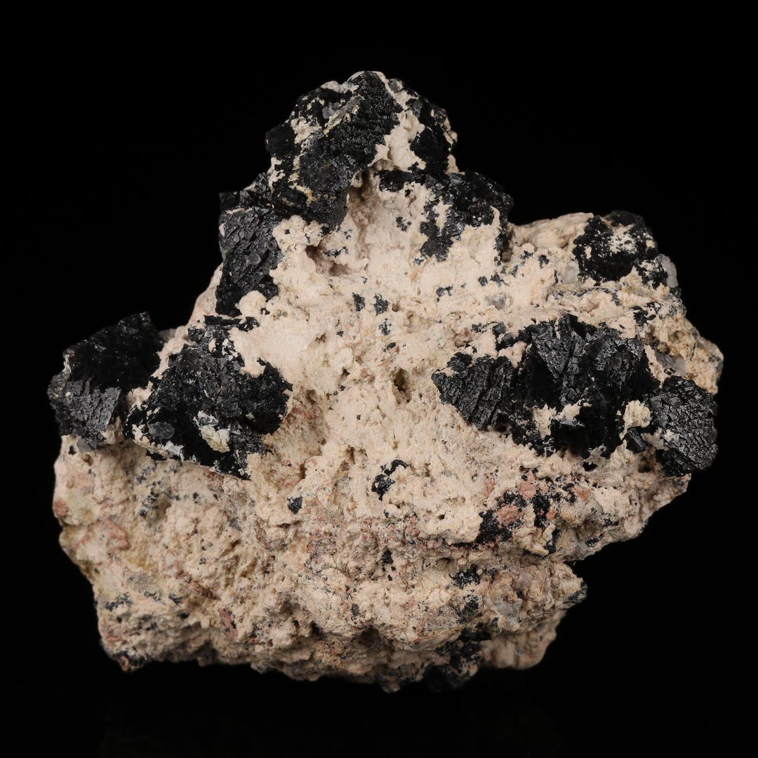 Hausmannite on Matrix, N'chwaning II, Kalahari Manganese Field, South ...