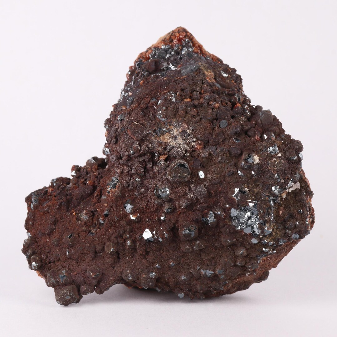 Andradite, Hematite on Matrix, Wessels Mine, Kalahari Manganese Field ...