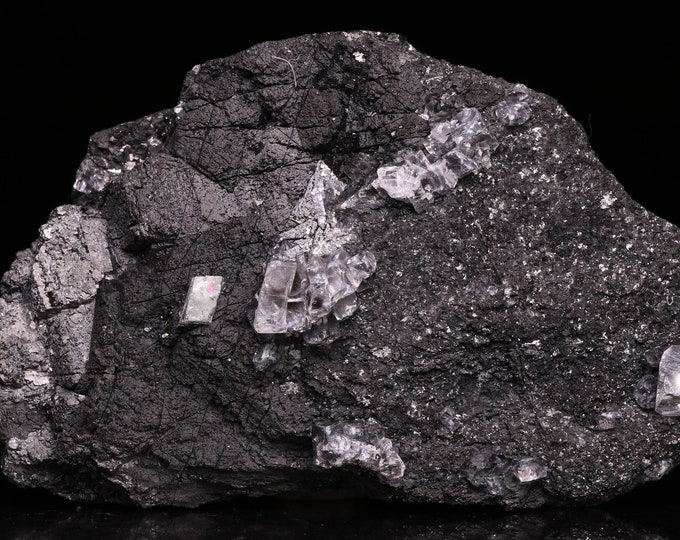 Calcite on Manganite Matrix, N'chwaning II, Northern Cape South Africa ...