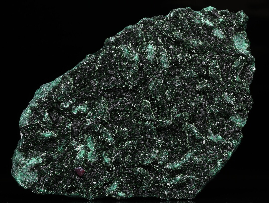 Cuprite on Malachite Plate Cluster, Mashamba West Mine, Katanga, DR ...