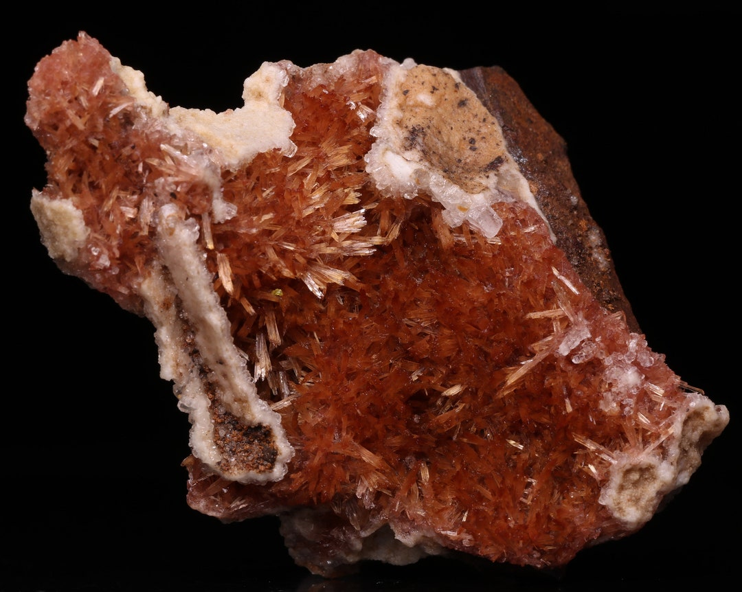 Inesite and Calcite on Matrix, N'chwaning II, South Africa - Etsy