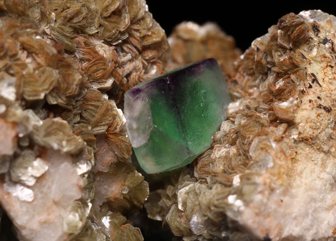 Fluorite, Muscovite on Feldspar , Erongo Mnt Region, Namibia - Etsy