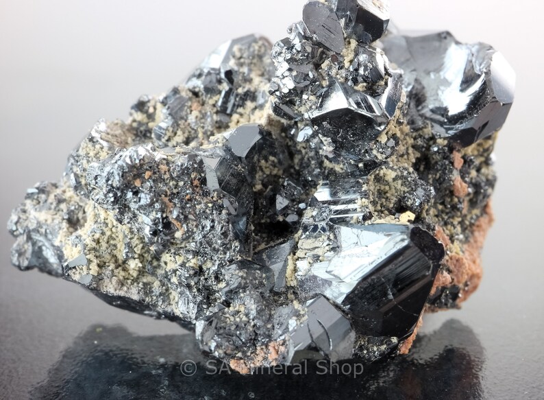 Lustrous Hematite Thumbnail on Matrix, N'chwaning II, South Africa - Etsy