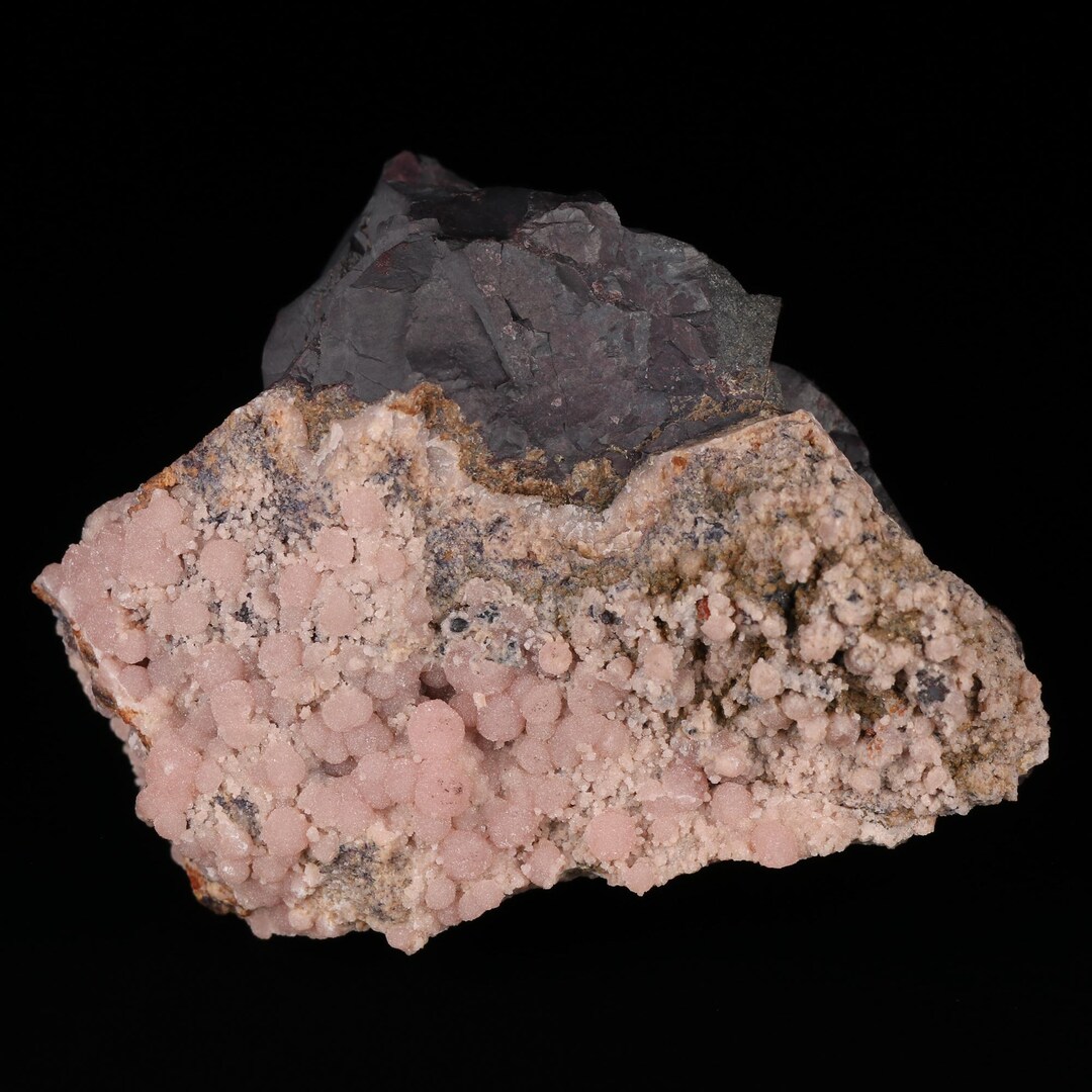 Rhodochrosite on Matrix, N'chwaning II, Kalahari Manganese Field, South ...