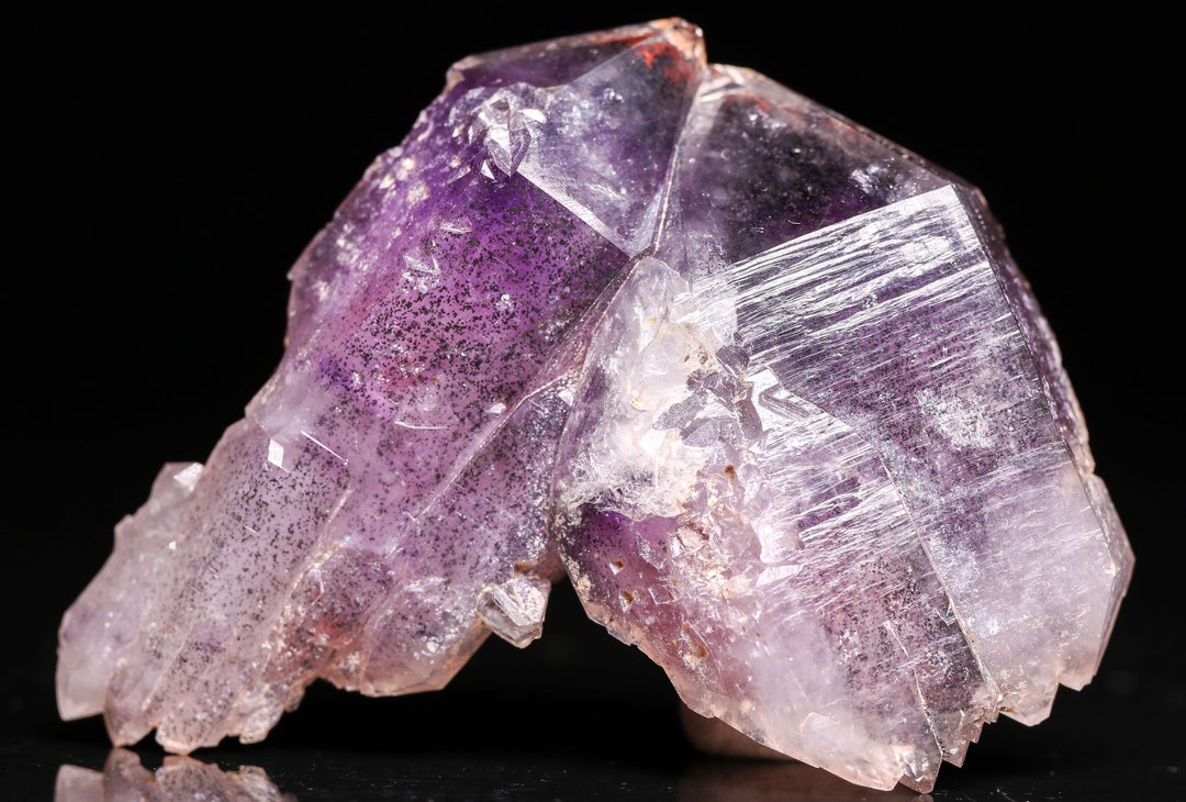 Amethyst and Hematite Quartz Cluster, Orange River Area, Karas Region ...