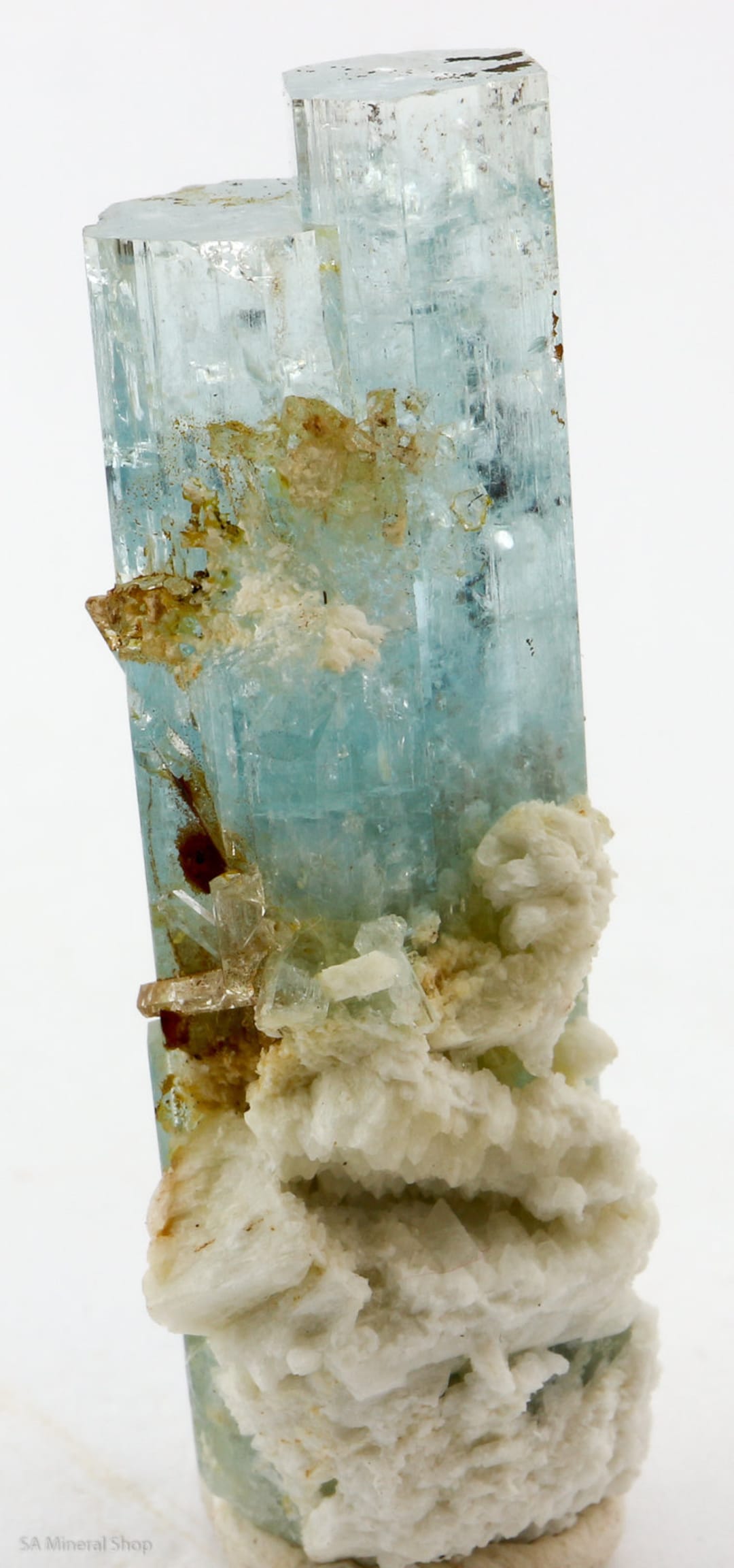 Twinned Aquamarine With Feldspar, Erongo Mnt, Namibia - Etsy