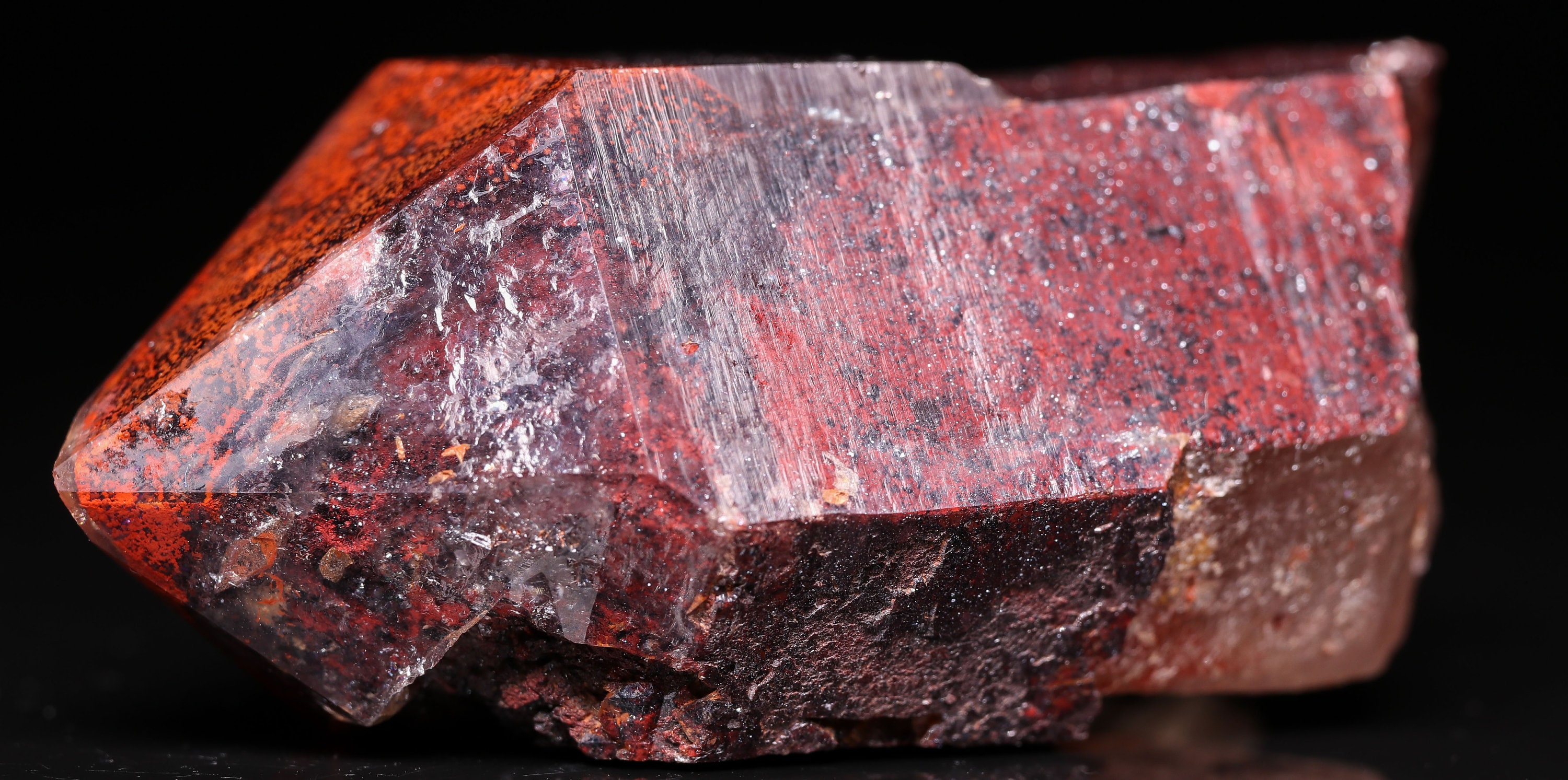Red Hematite in Quartz Point Orange River Area Karas Region - Etsy