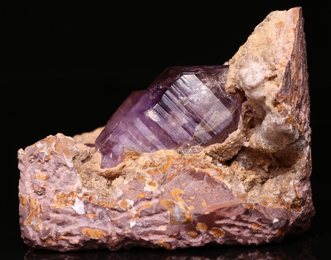 Amethyst Quartz in Vug Cabinet Sized, Gobobosebberge Mnt, Namibia - Etsy