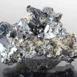 Lustrous Hematite Thumbnail on Matrix, N'chwaning II, South Africa - Etsy