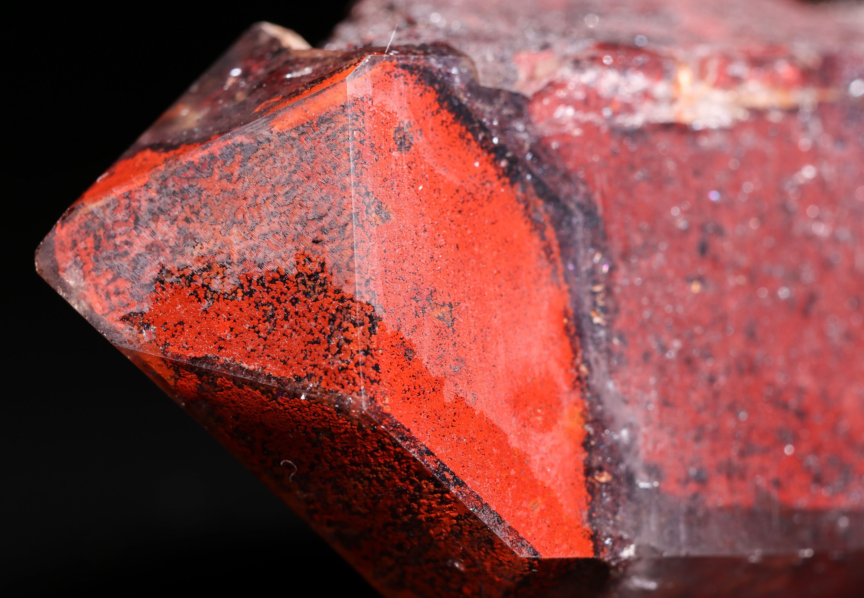 Red Hematite in Quartz Point Orange River Area Karas Region | Etsy