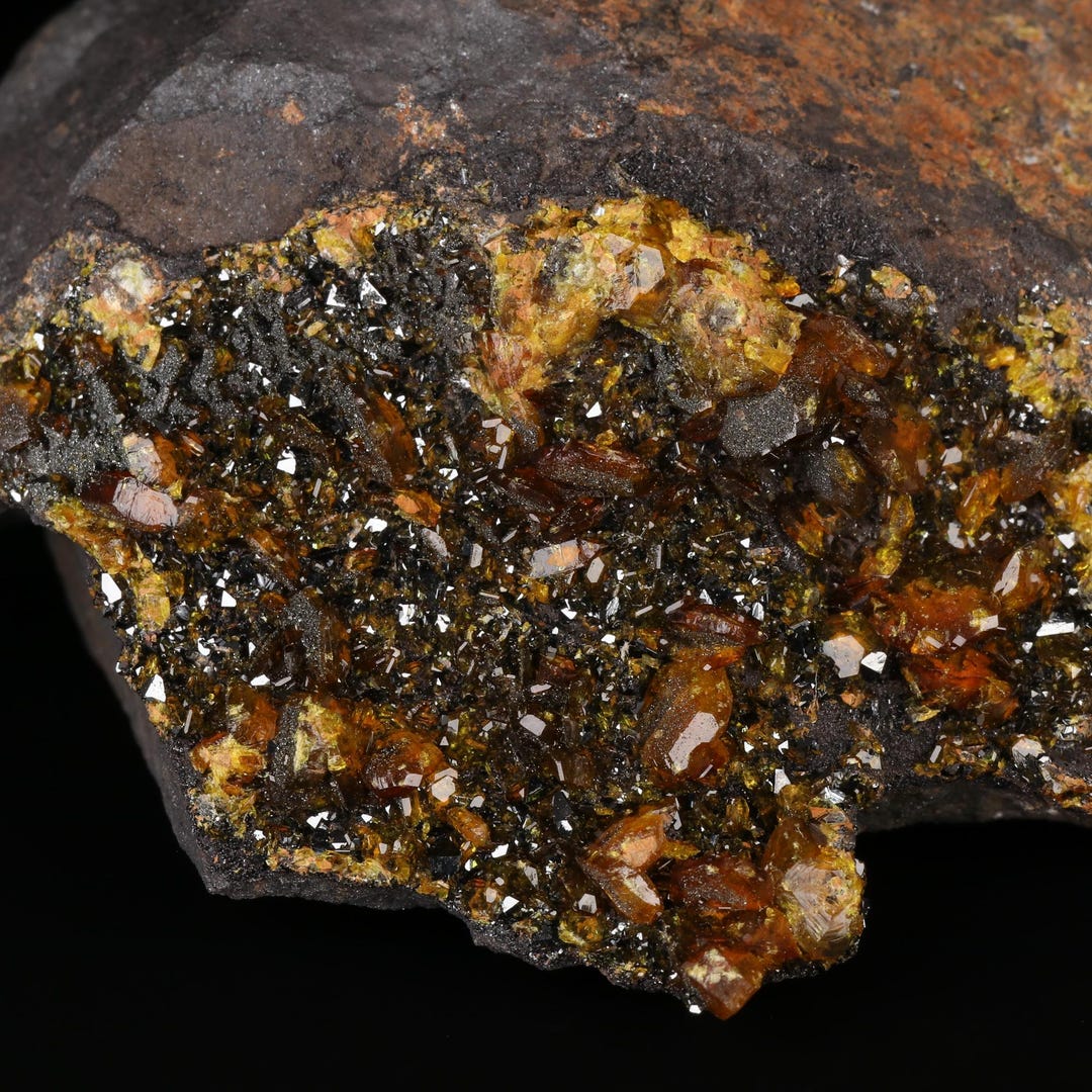 Sturmanite on Matrix, N'chwaning II, Kalahari Manganese Field, South ...