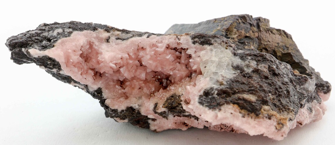 Rhodochrosite Rhombs on Manganese Wessels Mine South Africa - Etsy