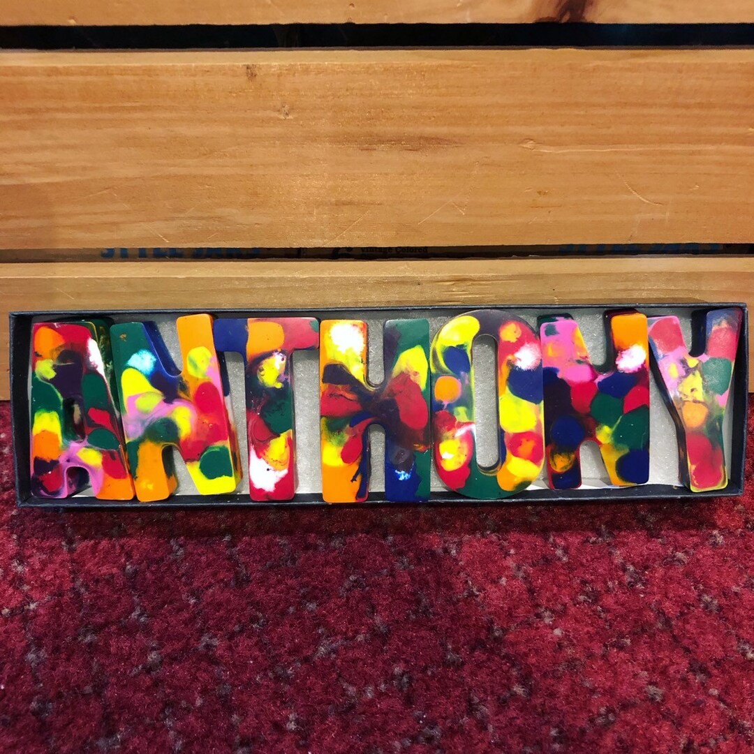 Alphabet/name Crayon Packs - Etsy