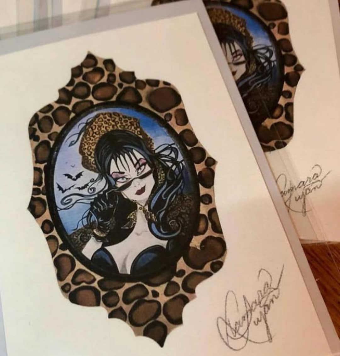 A Wild Ride - Art Print of Origninal Elvira Fanart - Etsy