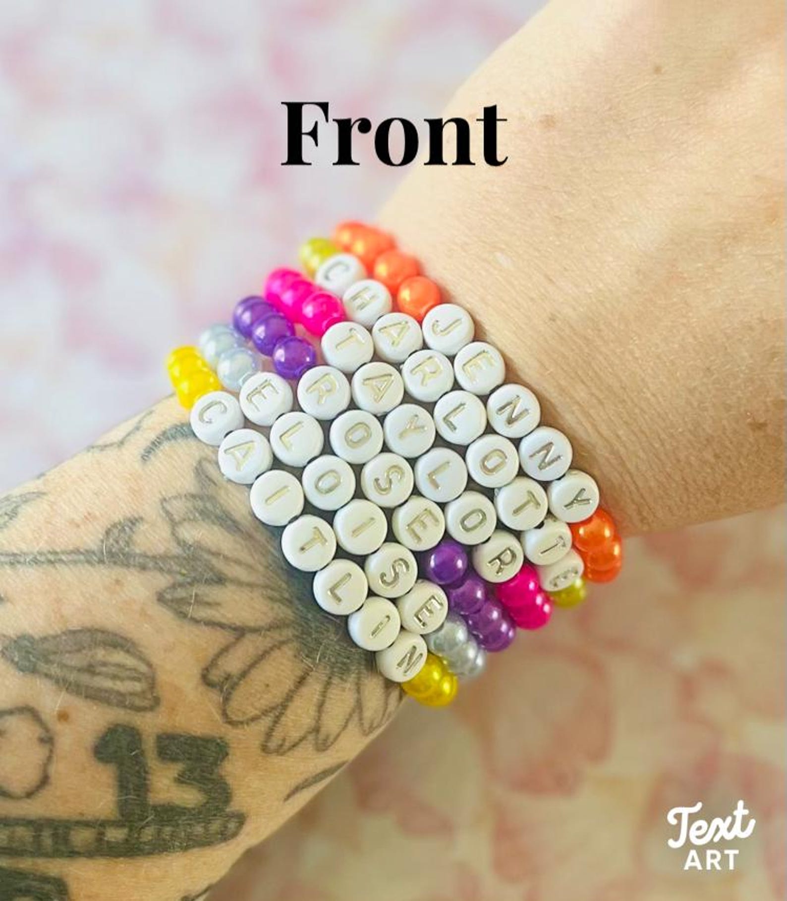PERSONALISED GIRLS BRACELETS, Kids Beaded Bracelets, Custom Bracelets ...