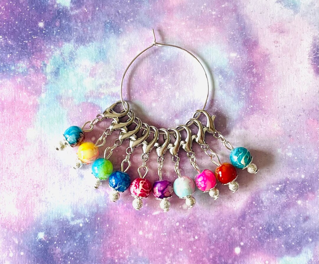 PANDORAS SECRETS Stitch Markers, Keyrings for Crochet & Knitting - Etsy