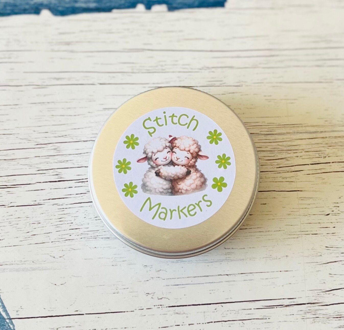 SHEEP Stitch Marker Storage Tin - Etsy UK