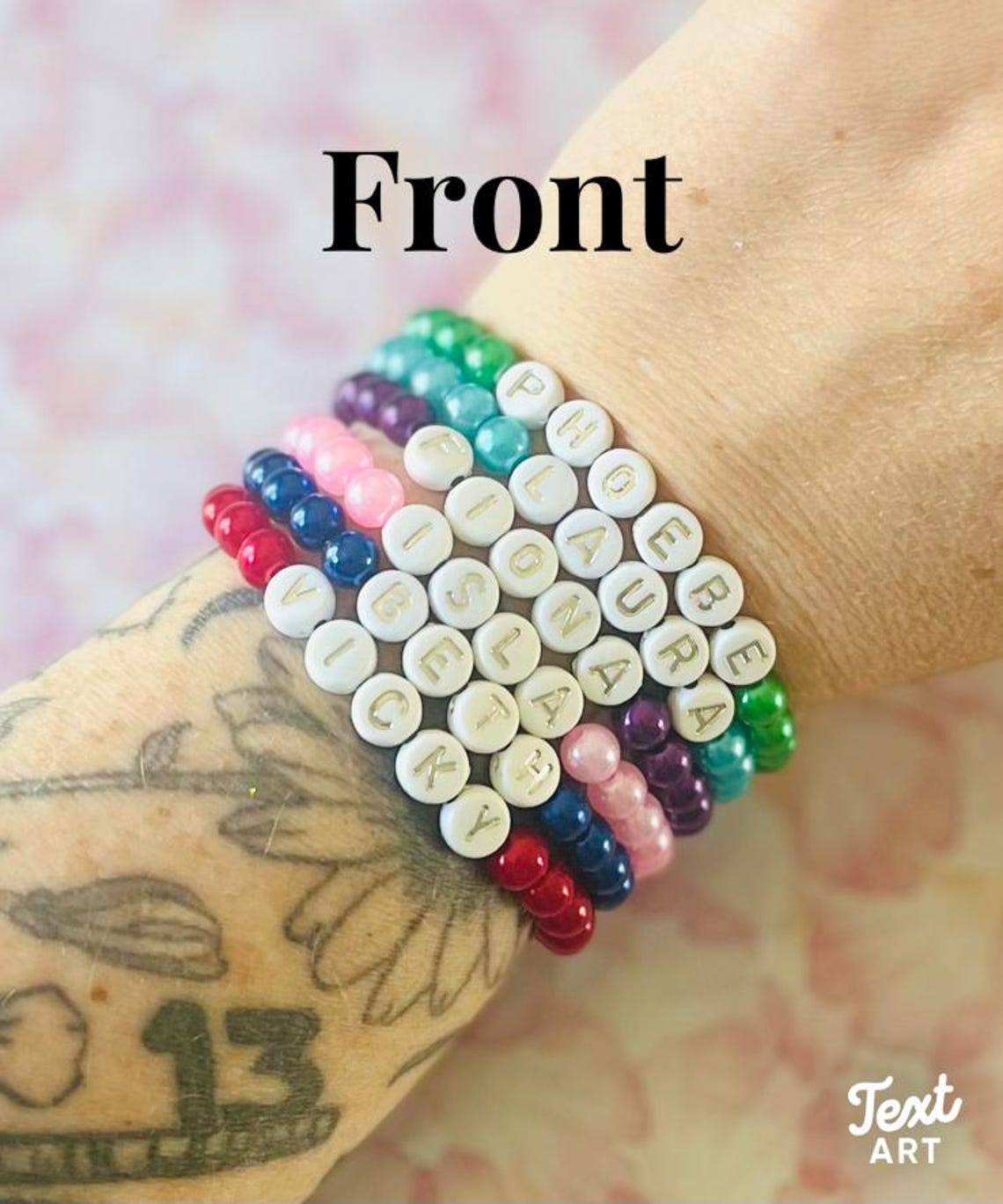 PERSONALISED GIRLS BRACELETS, Kids Beaded Bracelets, Custom Bracelets ...