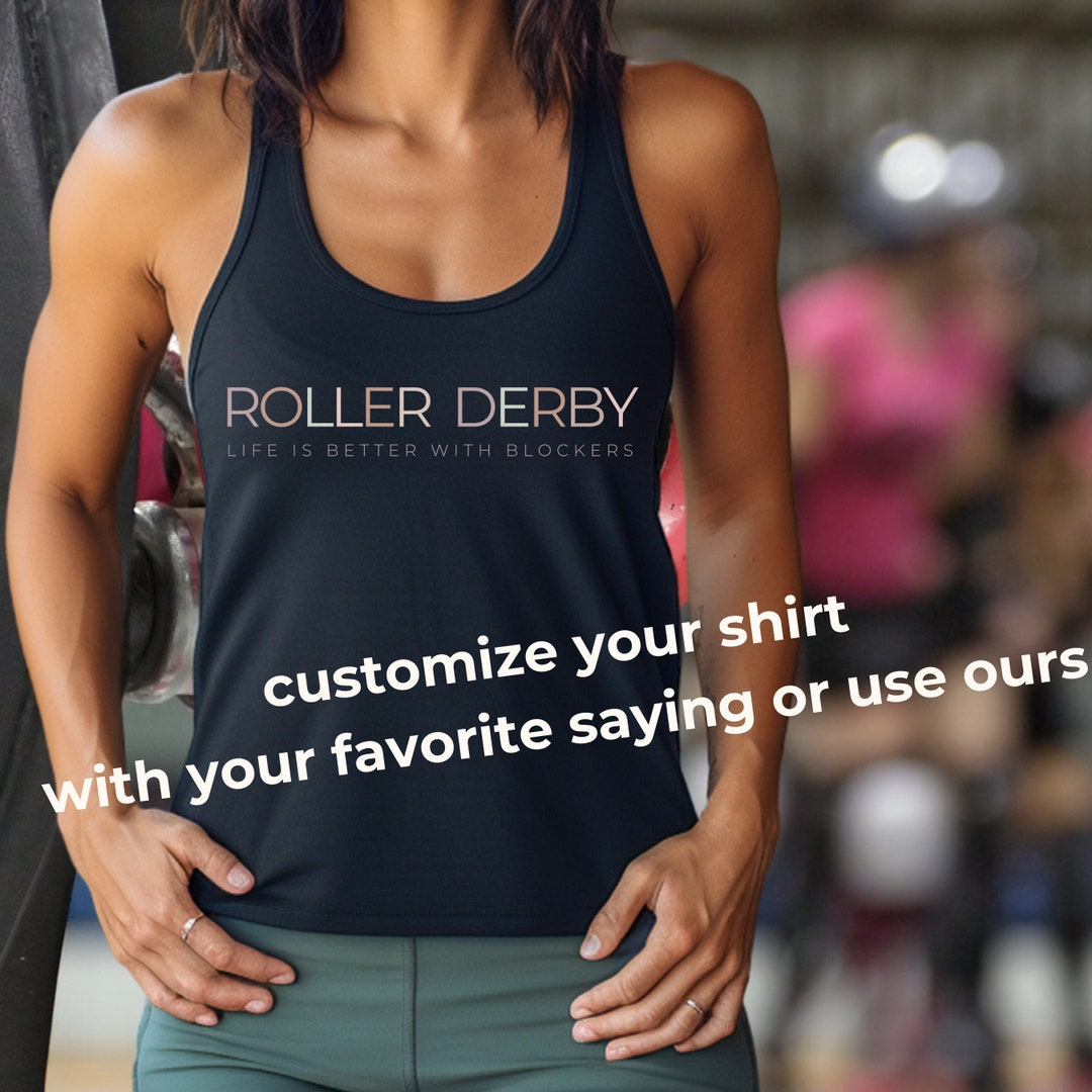 Womens Roller Derby Tank Top: Customizable Shirt - Etsy