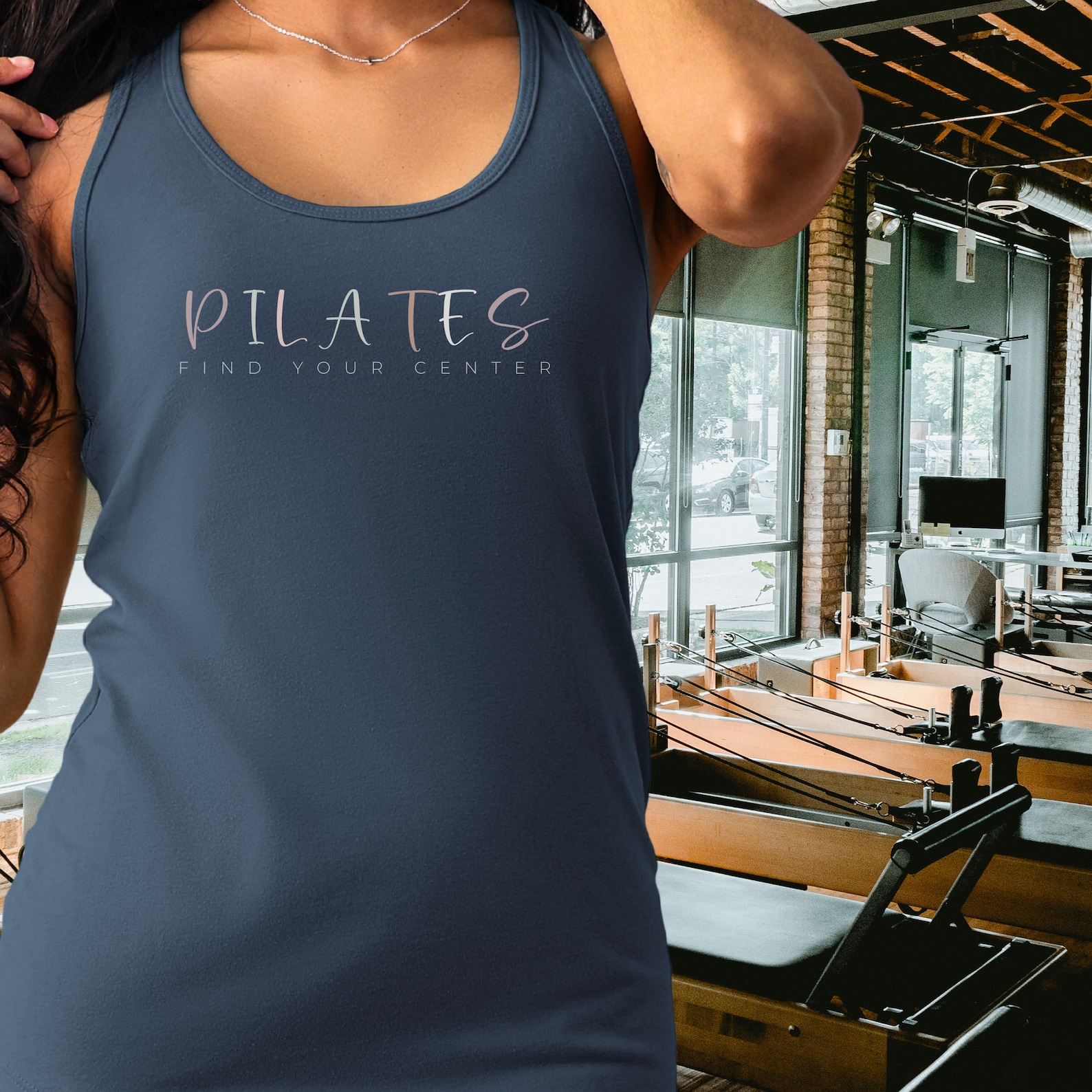 Pilates Shirt, Pilates Yoga Tank Top, Yoga Shirt, Pilates Tank, Mothers ...
