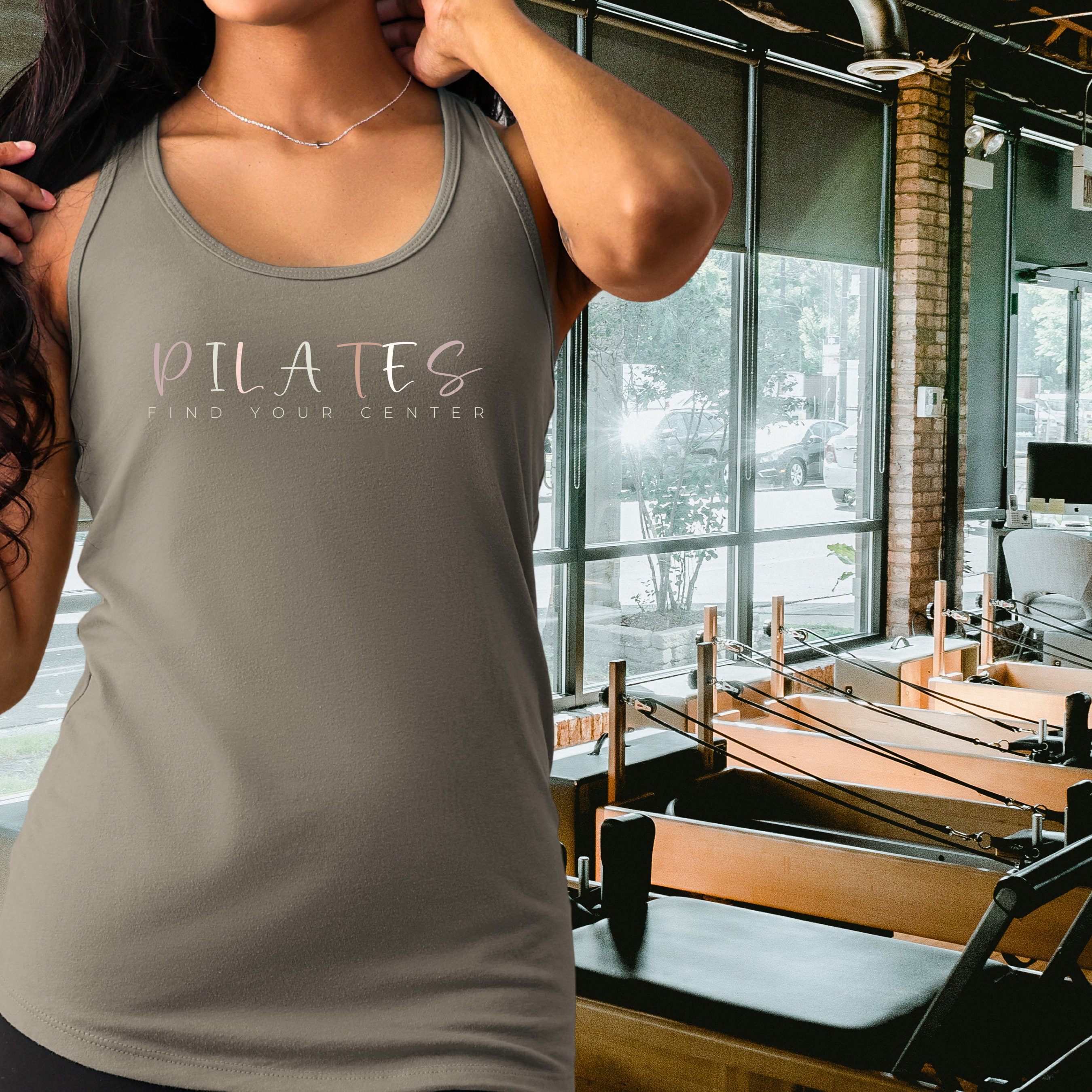 Pilates Shirt, Pilates Yoga Tank Top, Yoga Shirt, Pilates Tank, Mothers ...