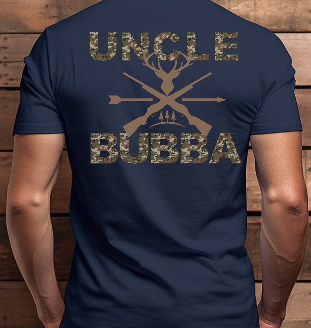 Custom Mens Shirt Uncle Bubba, Hunting Camo Customized Shirt, Uncle ...
