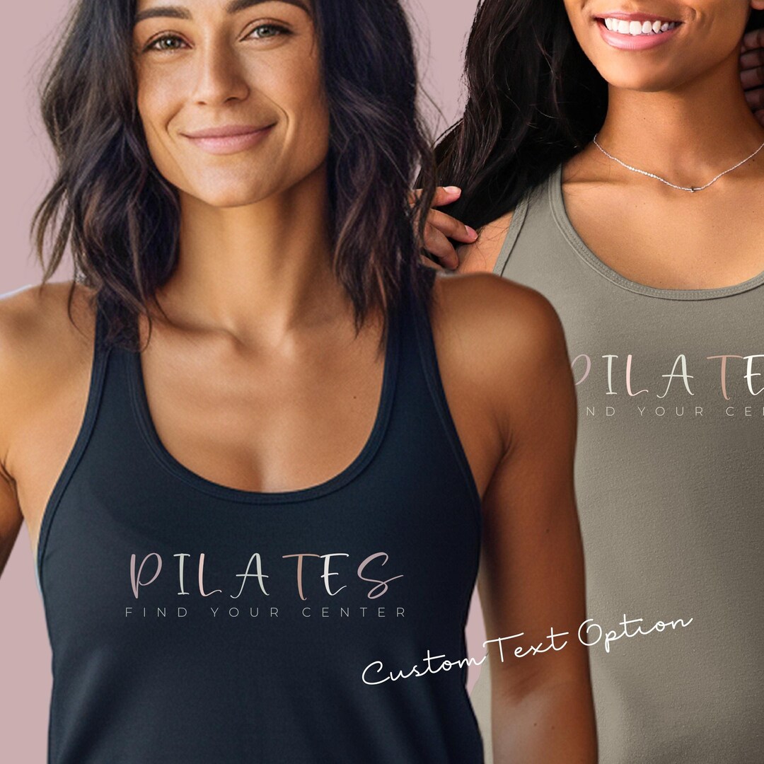 Pilates Find Your Center Tank Top: Tri-blend Gym Shirt - Etsy