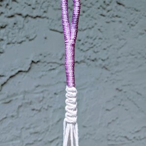 Minimalistic Thread Wrapped Plant Hanger Small Pot Handmade Indoor ...