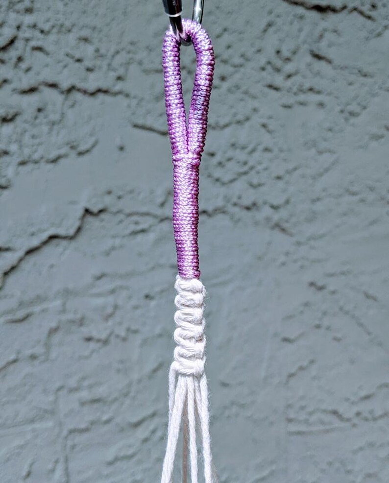 Minimalistic Thread Wrapped Plant Hanger Small Pot Handmade | Etsy