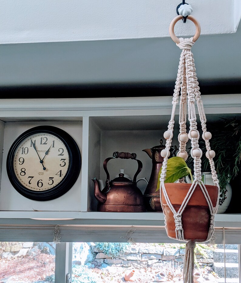 Handmade Macrame Plant Hangers Indoor Outdoor - Etsy