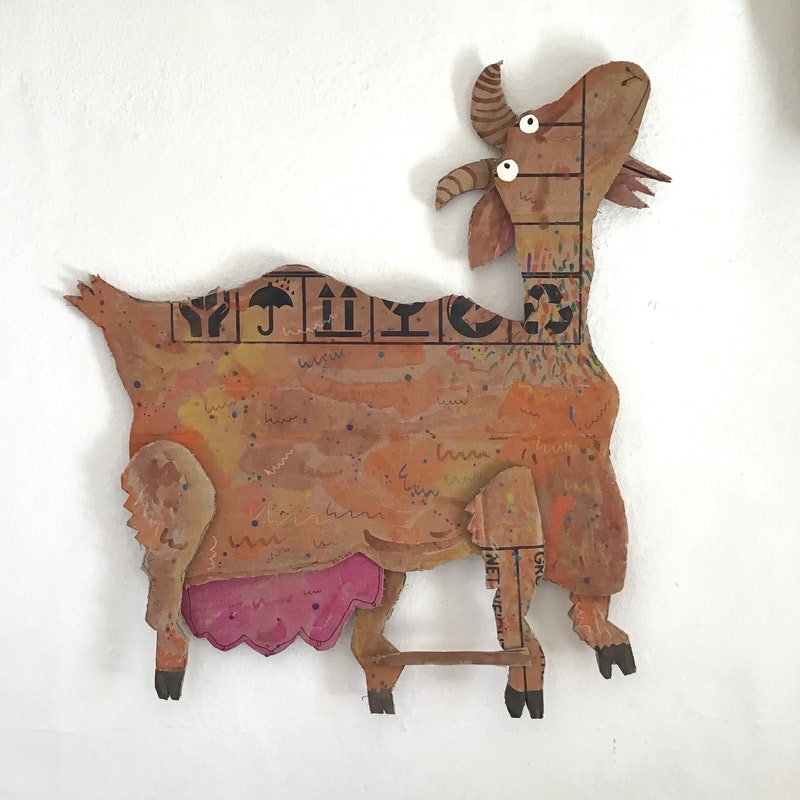 Cardboard Cow - Etsy