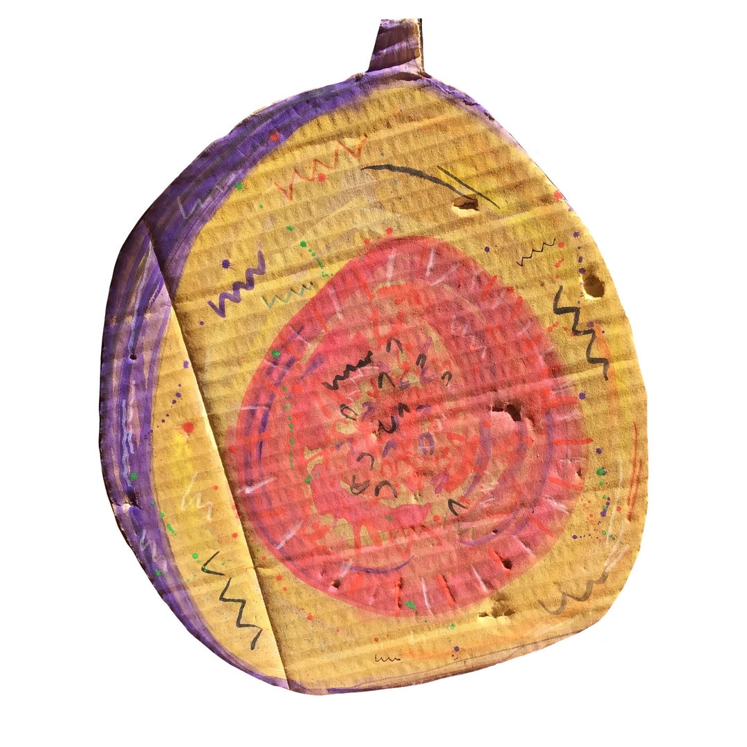 Cardboard Fig 2 Handmade Fig Art From Recycled Cardboard Boxes Fruit ...
