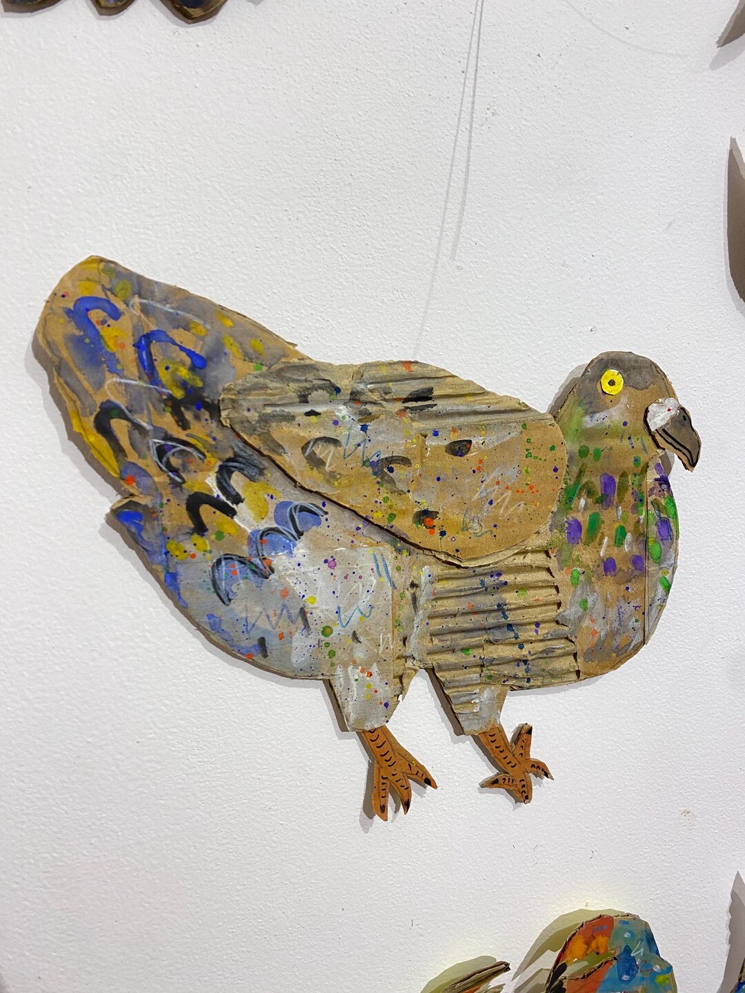 Cardboard Pigeon #26 || Pigeon Wall Art, Bird Art, Pigeon Art, Handmade ...