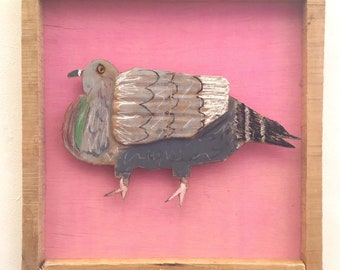 Cardboard Pigeon - Etsy